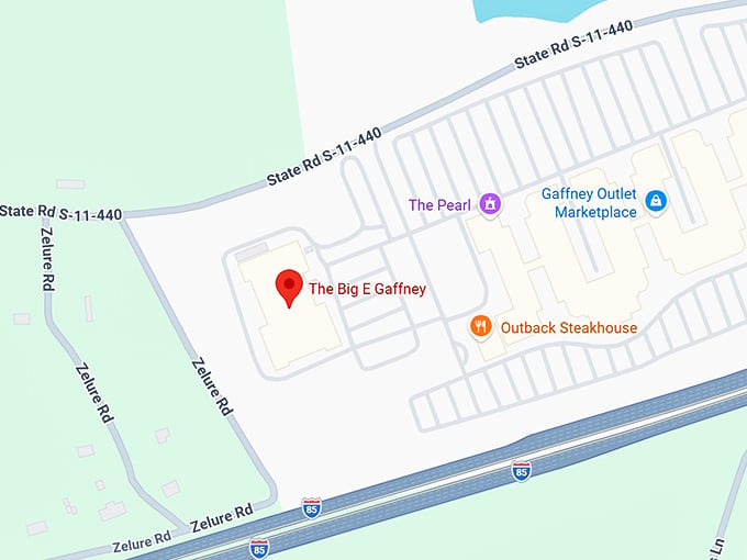 16. the big e gaffney map