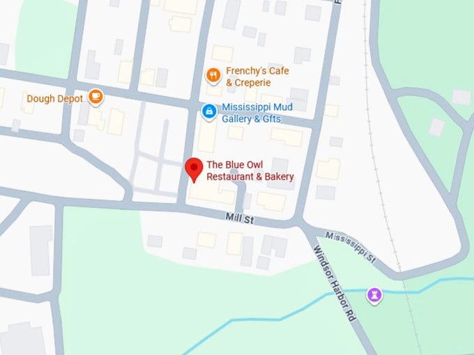 16. the blue owl restaurant & bakery's map