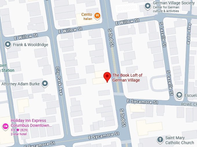 16. the book loft of german village map