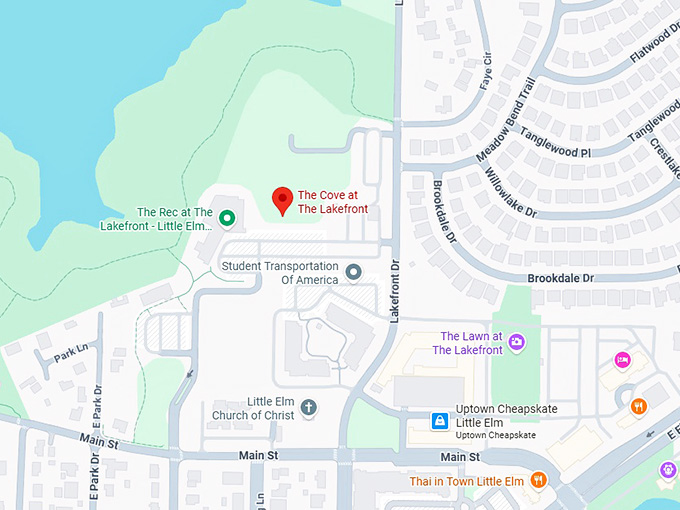 16. the cove at the lakefront map