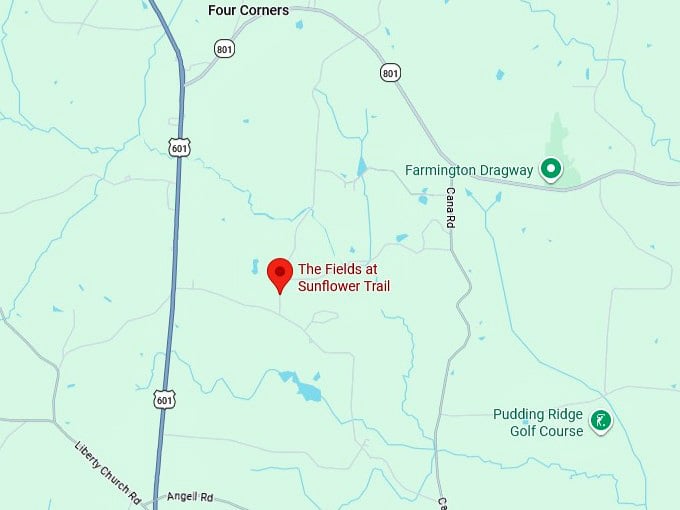 16. the fields at sunflower trail map