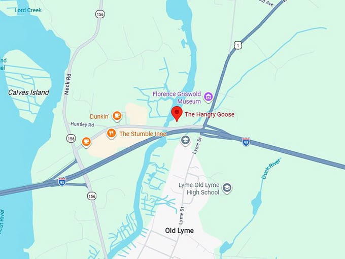 16. the hangry goose map