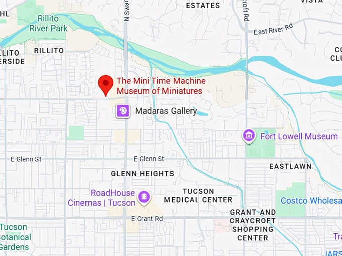 16. the mini time machine museum of miniatures map