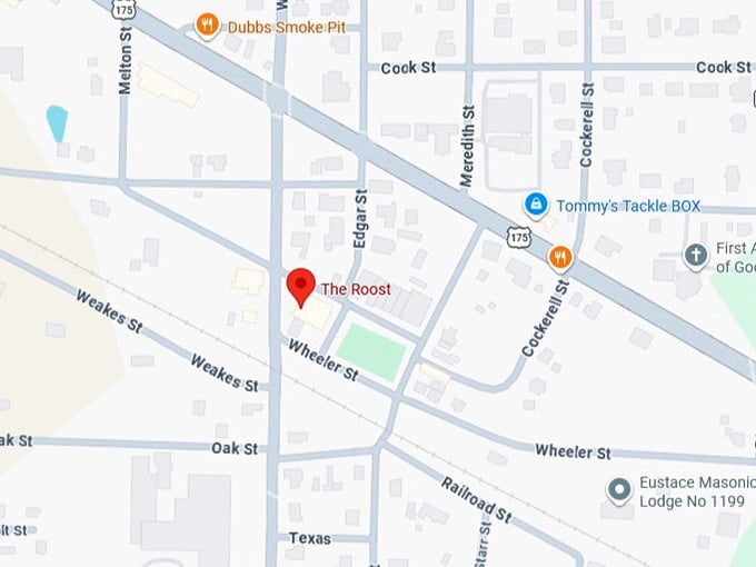 16. the roost's map