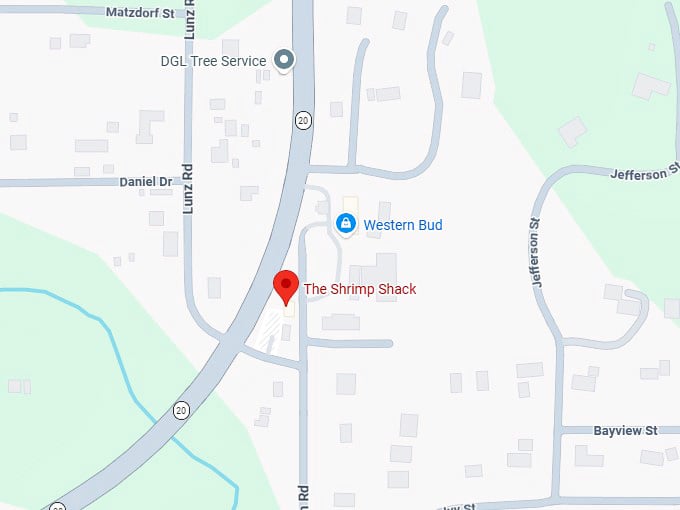 16. the shrimp shack map