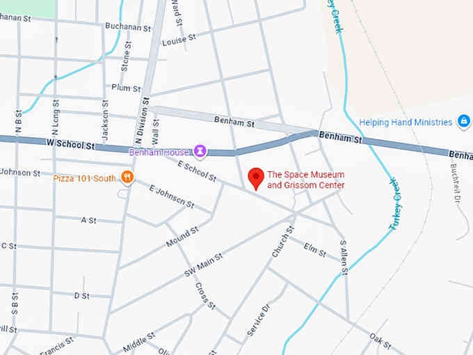 16. the space museum and grissom center map