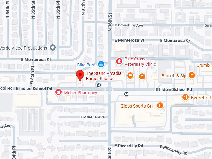 16. the stand arcadia burger shoppe map