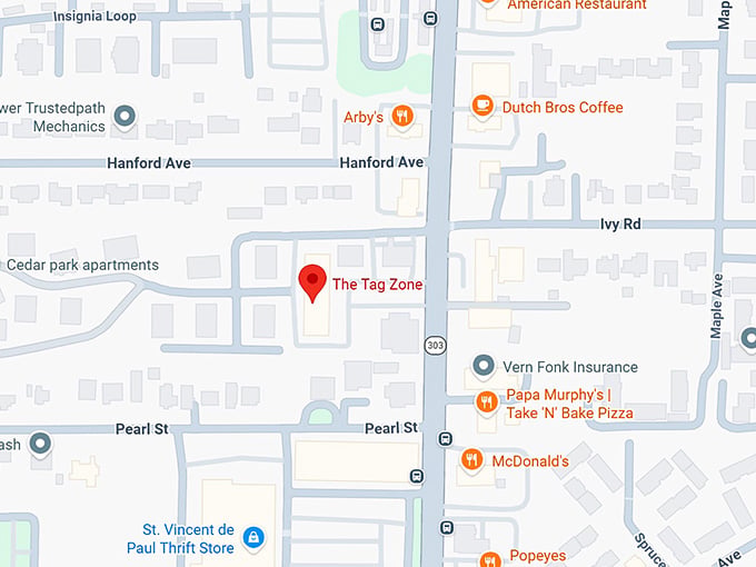 16. the tag zone map
