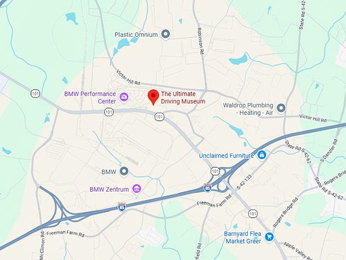 16. the ultimate driving museum map
