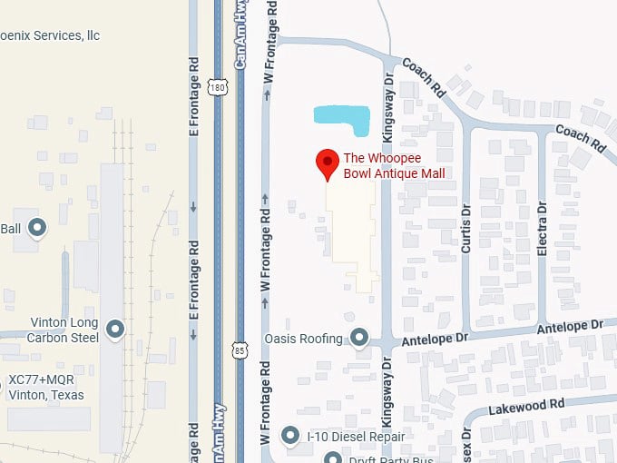 16. the whoopee bowl antique mall map