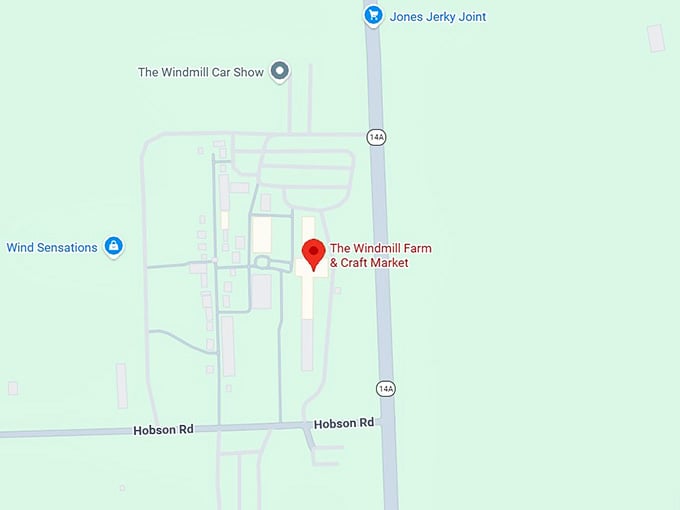 16. the windmill farm & craft market map