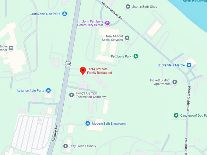 16. three brothers family restaurant map