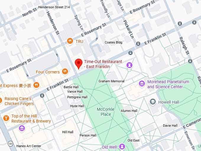 16. time out restaurant east franklin map