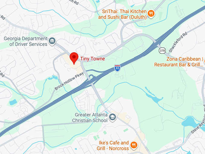 16. tiny towne map