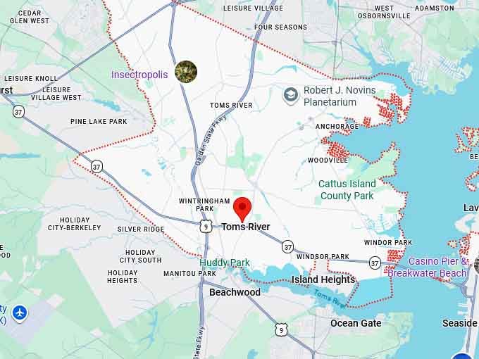 16. toms river map
