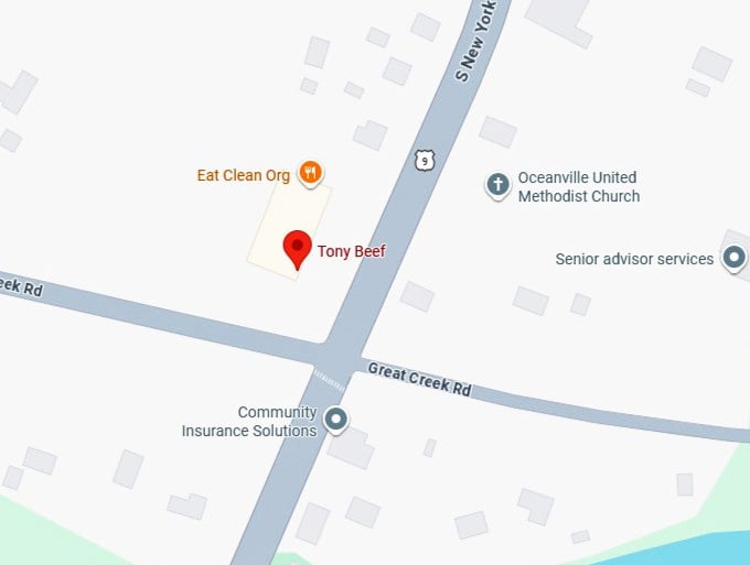 16. tony beef's map