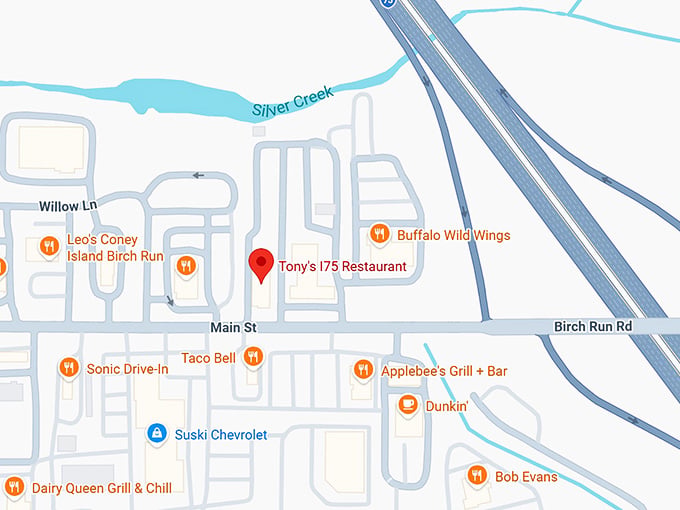 16. tony's i75 restaurant map