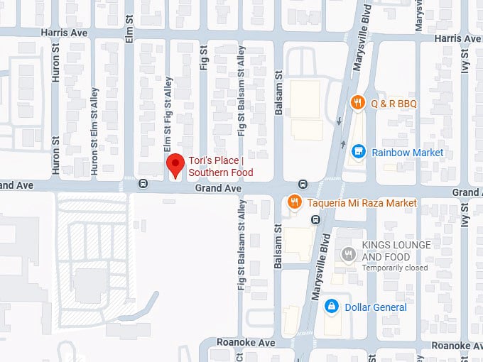 16. tori's place map