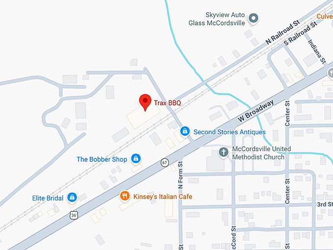 16. trax bbq map