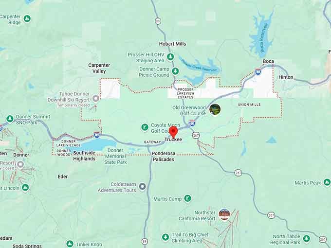 16. truckee map