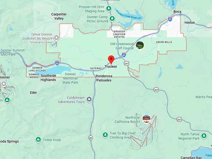 16. truckee map