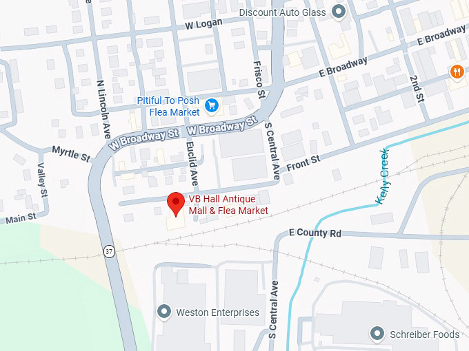 16. vb hall antique mall & flea market map