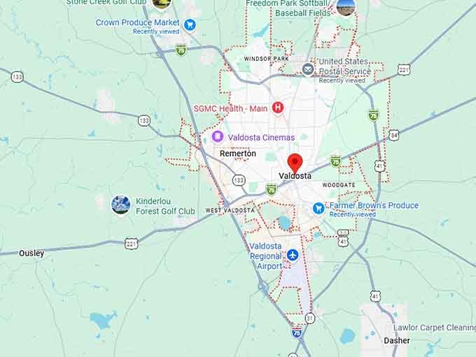 16. valdosta map