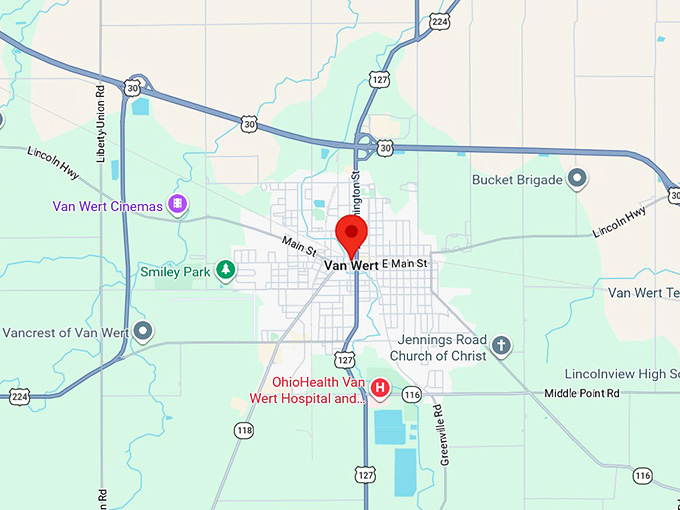 16. van wert oh map