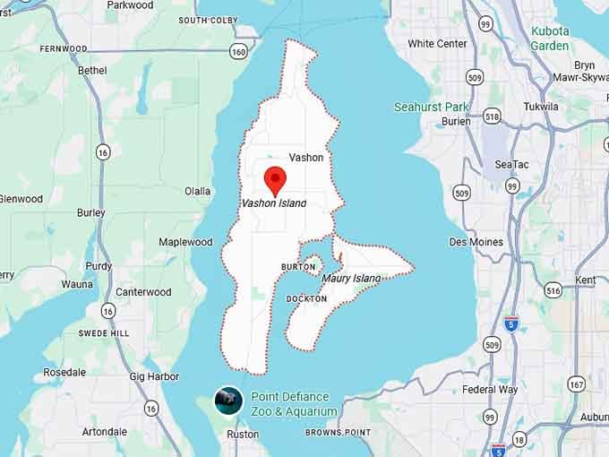 16. vashon island map