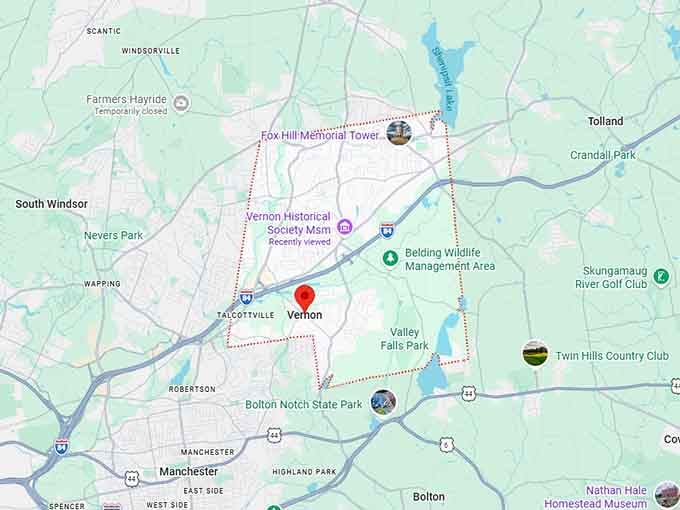16. vernon map