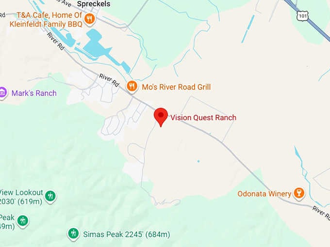 16. vision quest ranch map