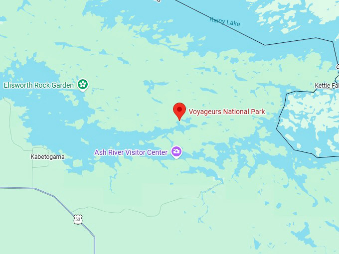 16. voyageurs national park map