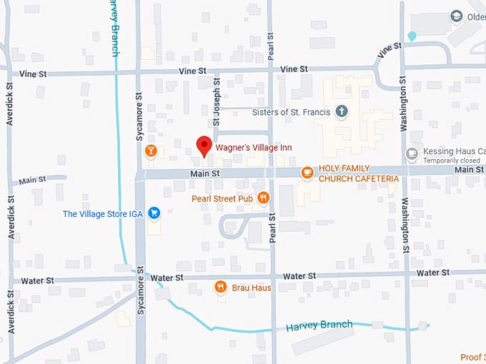 16. wagner's village inn map
