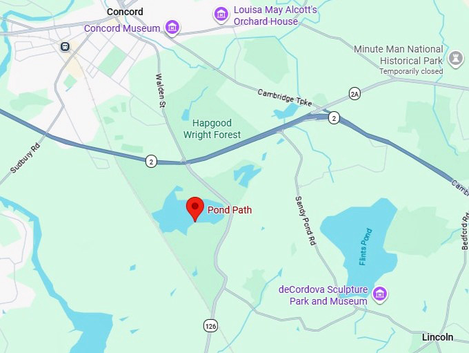 16. walden pond path map