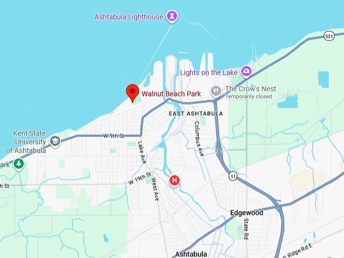 16. walnut beach park map