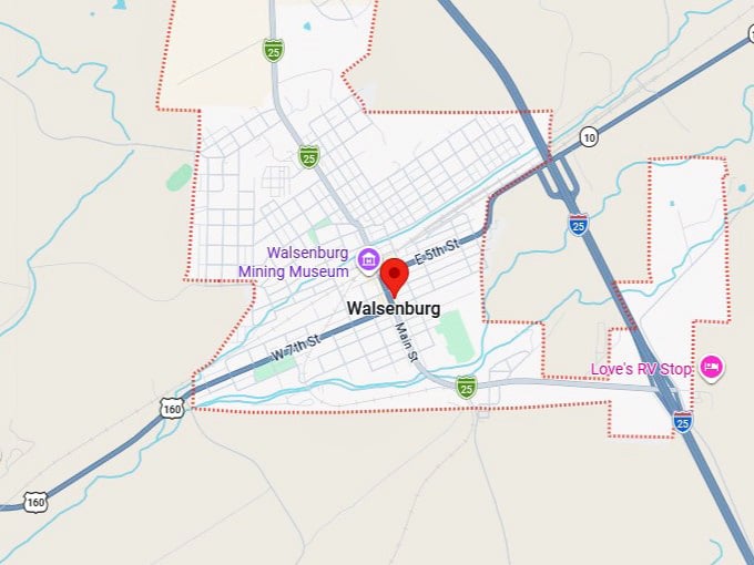 16. walsenburg map