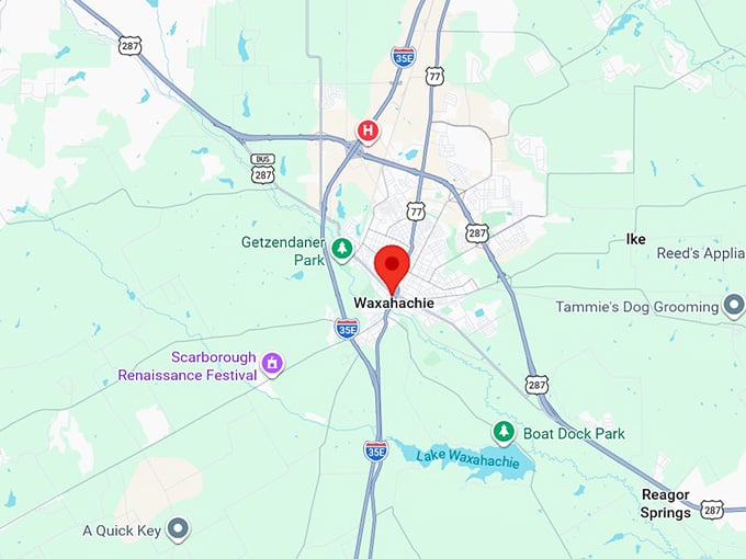 16. waxahachie tx map
