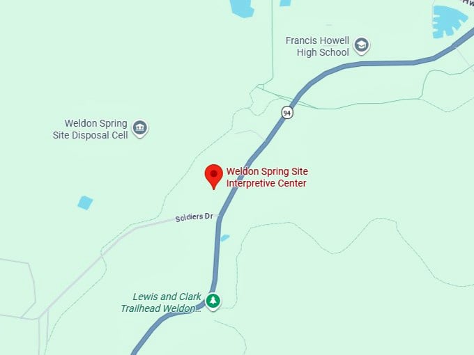 16. weldon spring site interpretive center map