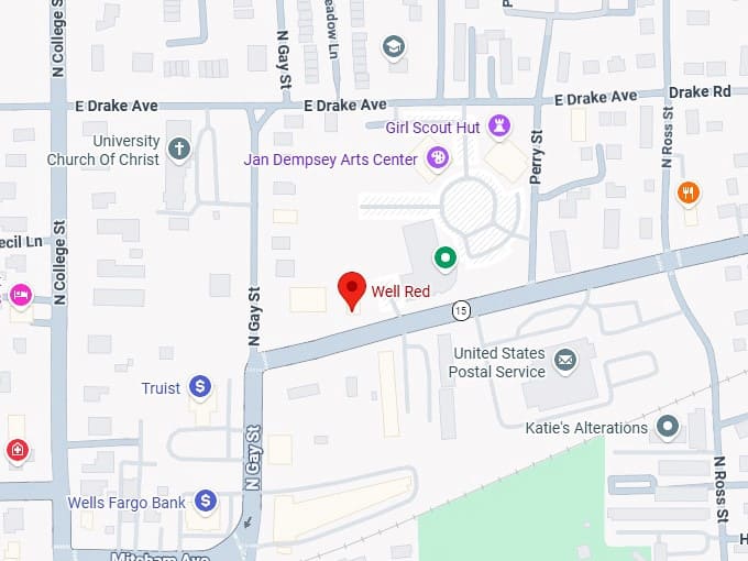 16. well red map
