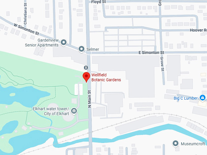 16. wellfield botanic gardens map