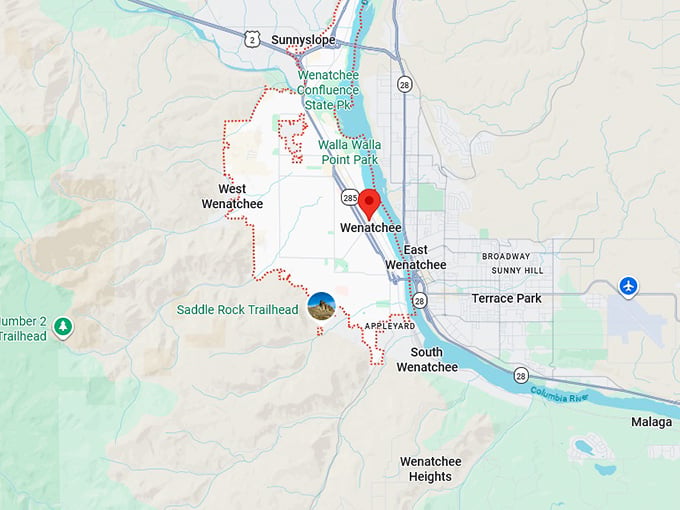 16. wenatchee map