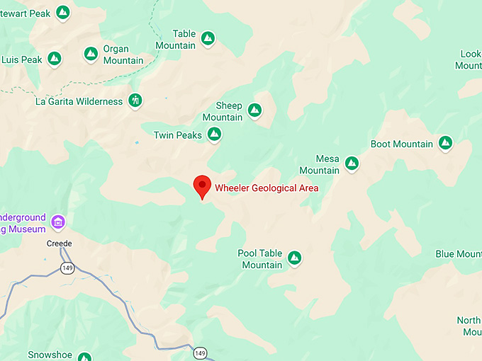 16. wheeler geological area map
