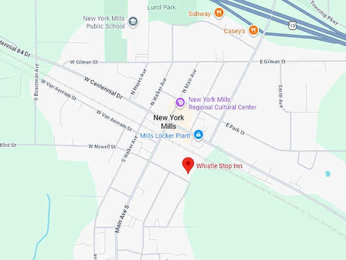 16. whistle stop inn map