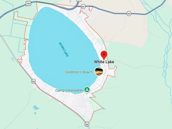 16. white lake map