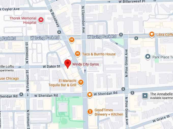 16. windy city gyros map