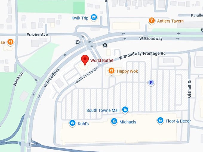 16. world buffet's map