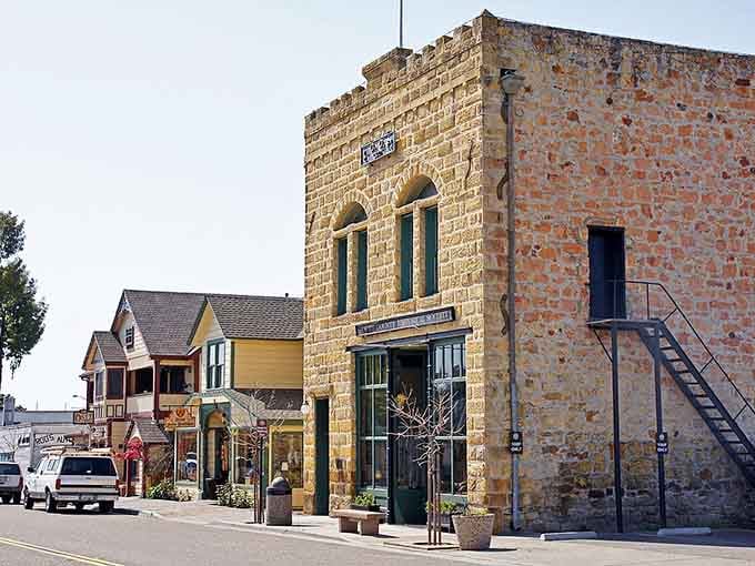 These historic brick buildings have stood watch over Arroyo Grande's main street since the 1800s, weathering time beautifully.