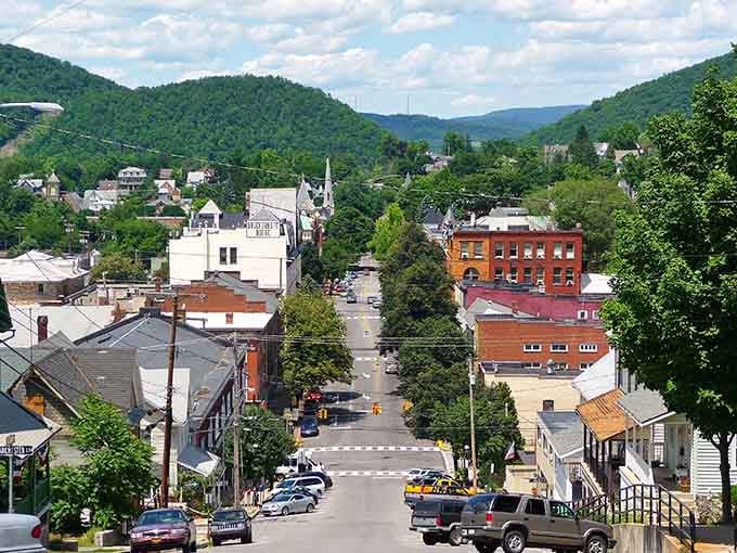 Those mountains in the distance frame the town perfectly, like Mother Nature installed her own picture window.