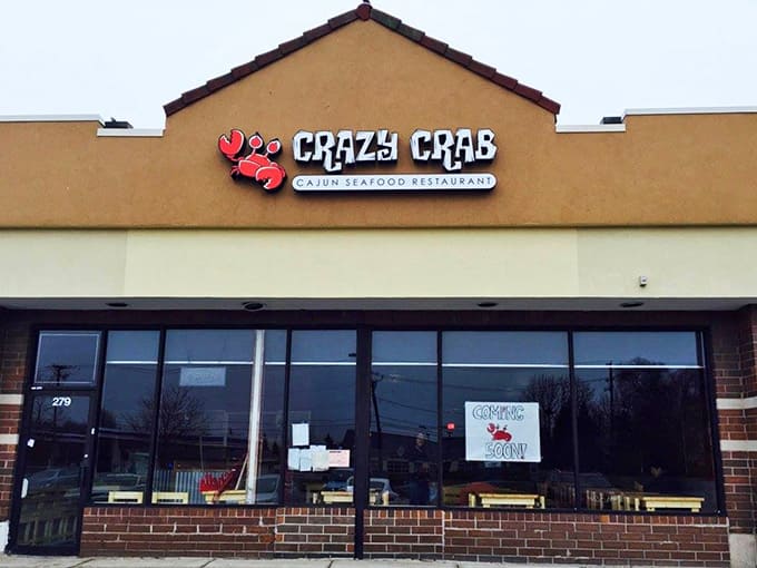 That cheerful red crab logo promises Cajun flavors that'll transport you straight to Louisiana's bayou country.