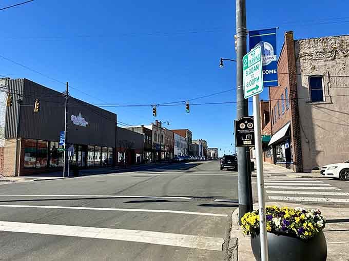 Wide-open streets and classic storefronts remind you that small-town living doesn't mean giving up convenience or charm.